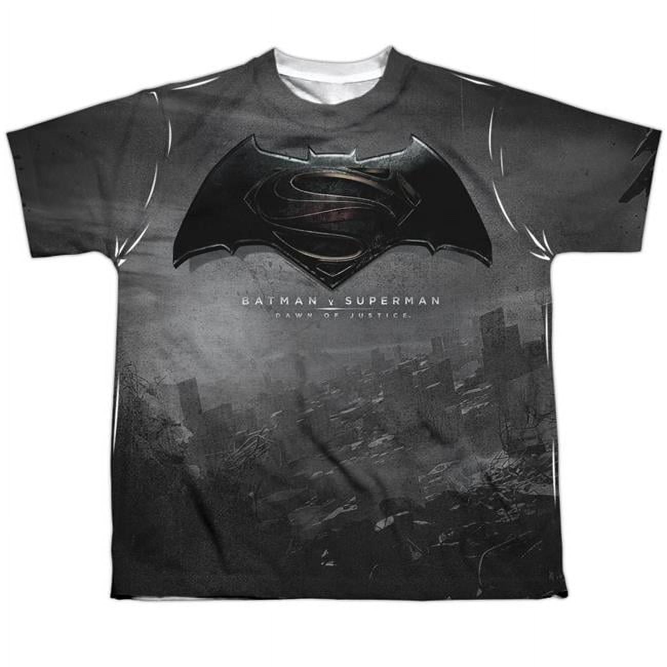 Trevco Sportswear BVS147-YTPP-4 Batman vs Superman Logo City Youth ...