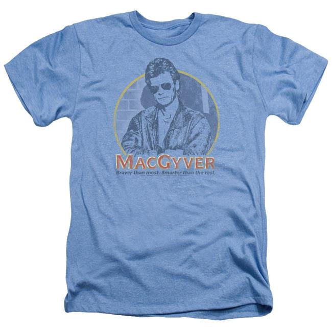 Trevco Sportswear CBS1640-HA-5 MacGyver Title Adult Regular Fit Heather ...