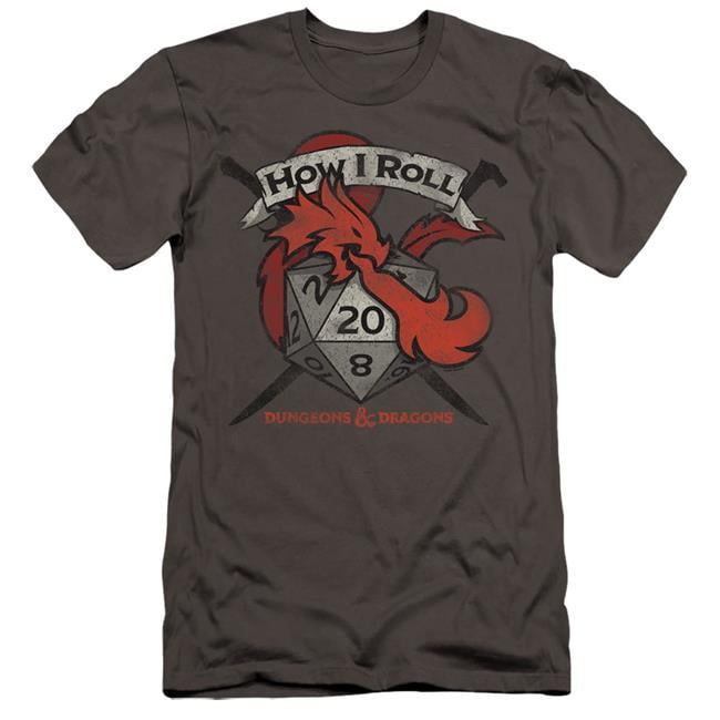 Trevco Sportswear HBRO687-PSF-5 Dungeons & Dragons How I Roll D & D ...