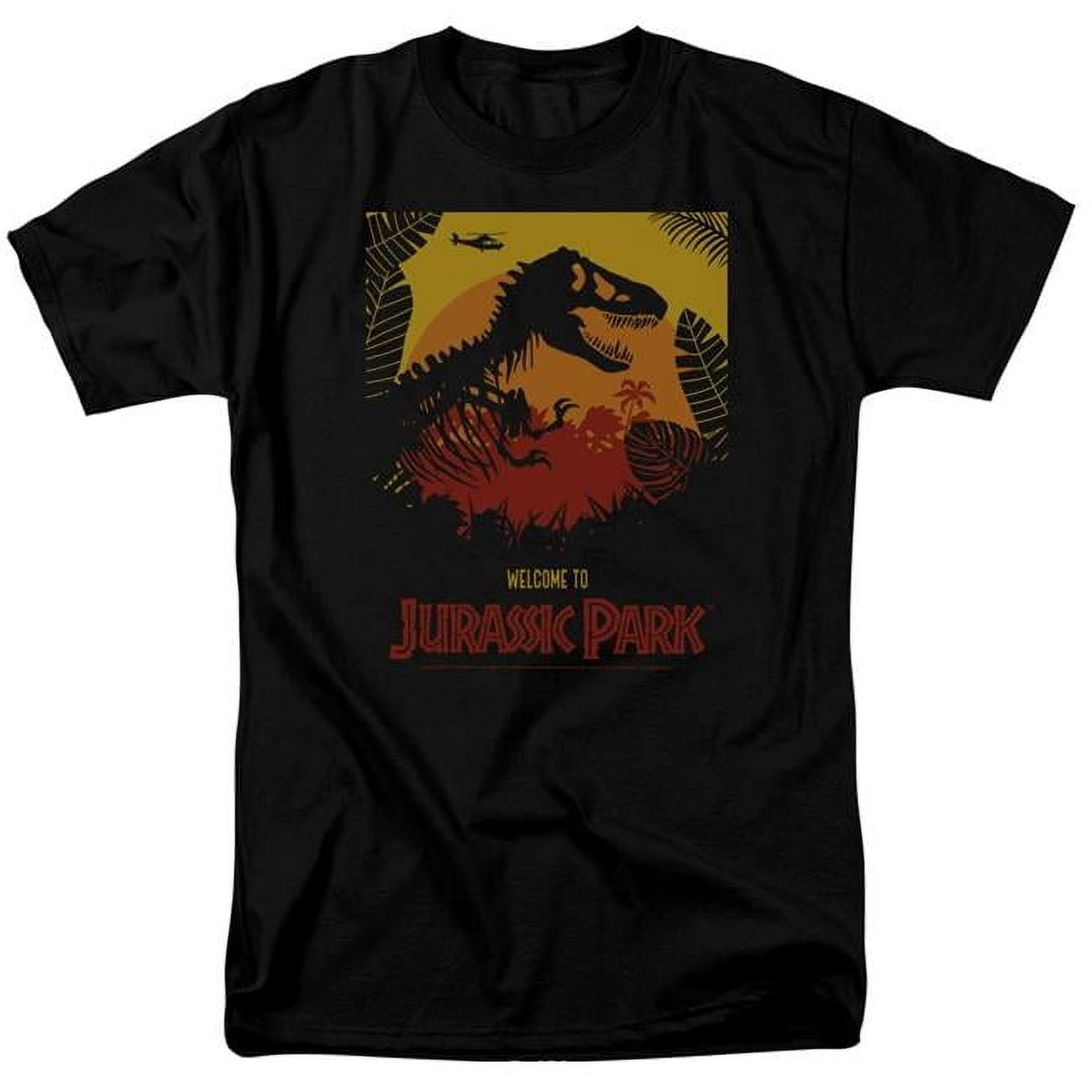 Trevco Sportswear UNI1161-AT-8 Jurassic Park Welcome to JP Adult ...