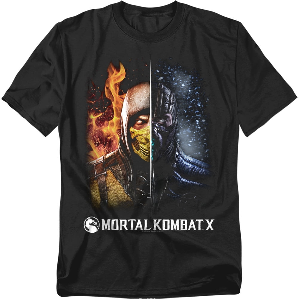 Mortal Kombat T-Shirt Fire And Ice Unisex Graphic Tee For Men & Women ...