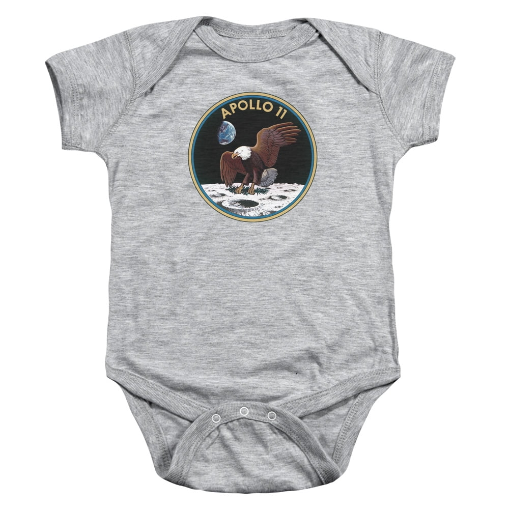 Trevco Sportswear NASA102-SS-1 NASA Apollo 11 Infant Snapsuit, Athletic ...