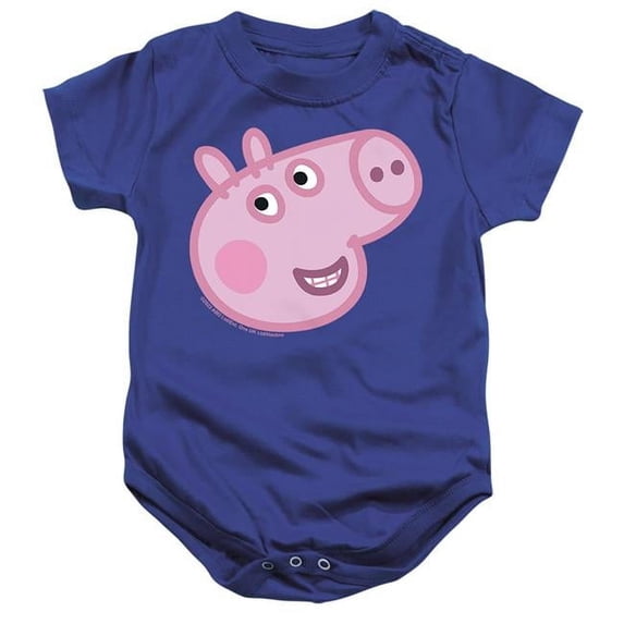 Trevco Sportswear HBRO1449-SS-2 Peppa Pig George Pig Face Infant ...
