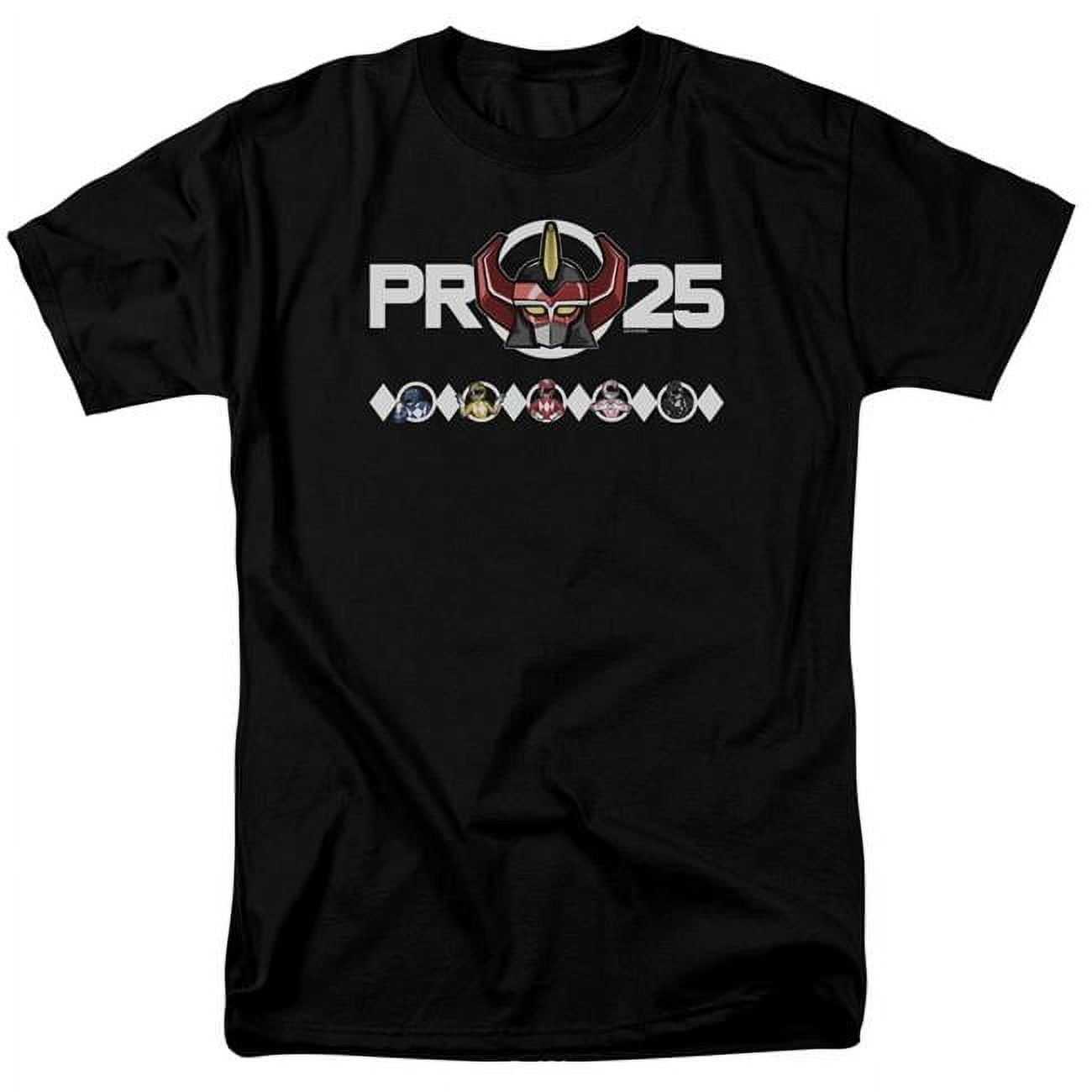 Trevco Sportswear PWR4002-AT-7 Power Rangers Megazord 25 Adult Regular ...