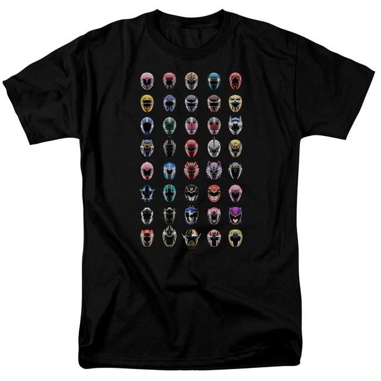 Trevco Sportswear PWR4000-AT-8 Power Rangers Visual Timeline Adult ...