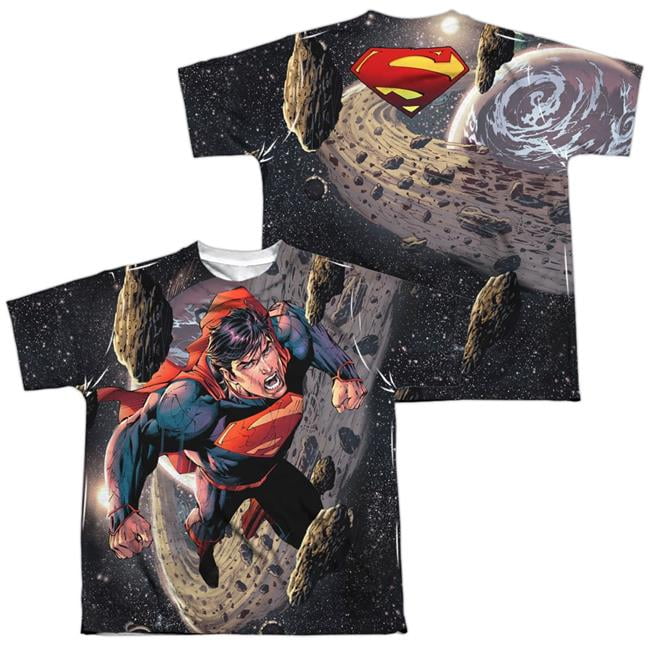 Trevco Sportswear SM2292FB-YTPP-3 Superman Up Front & Back Print Youth ...