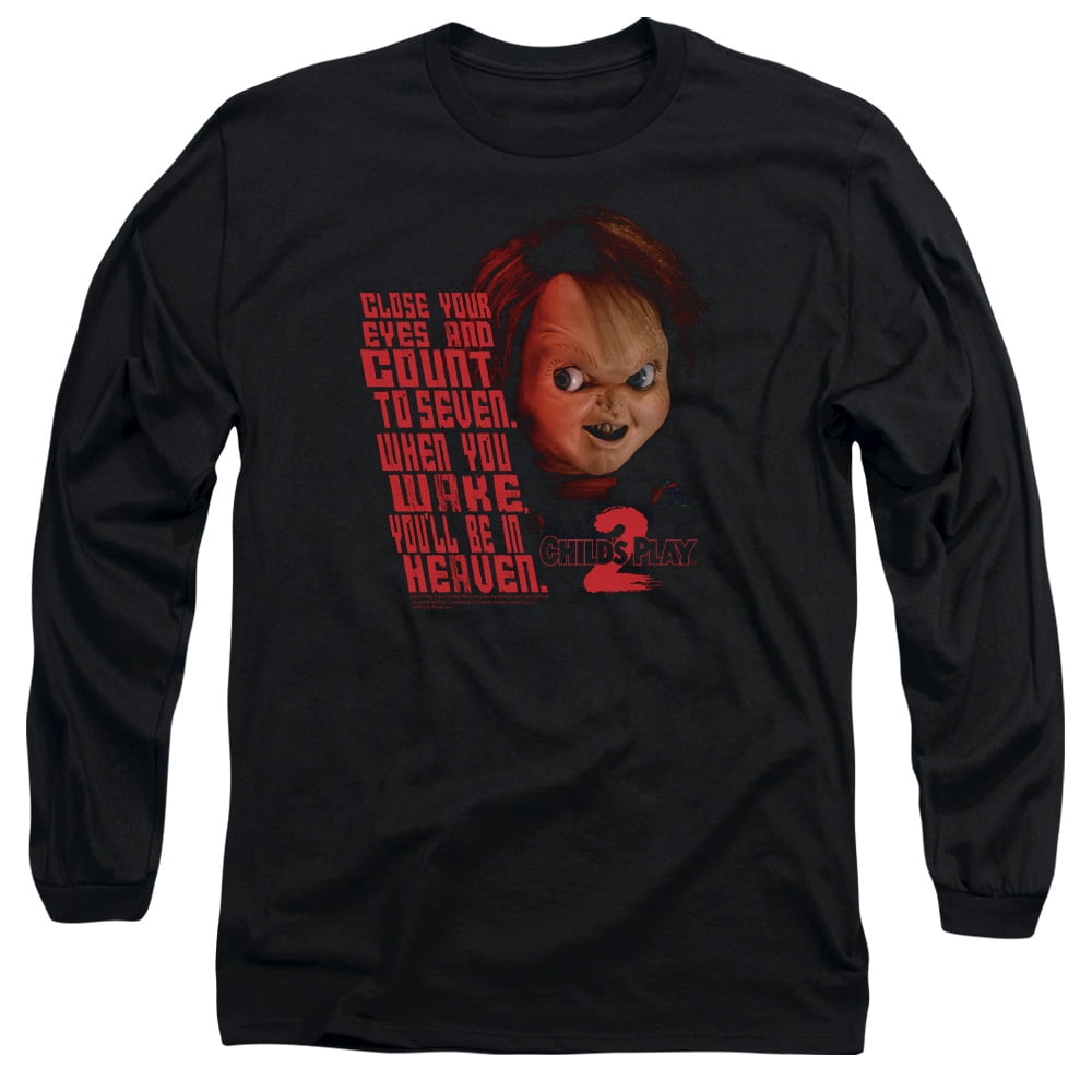 Trevco Sportswear UNI417-AL-3 Childs Play 2 in Heaven Adult Long Sleeve ...