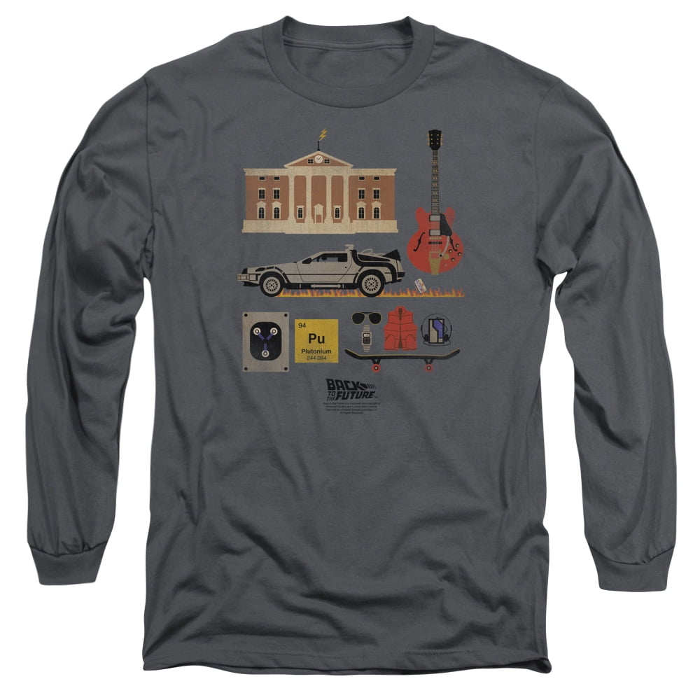 Trevco Sportswear UNI900-AL-3 Back to the Future Items Adult Long ...