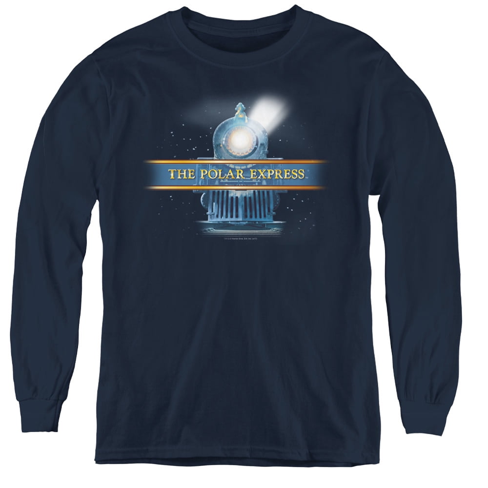 Trevco Sportswear WBM375-YL-3 Polar Express Train Logo Long Sleeve ...