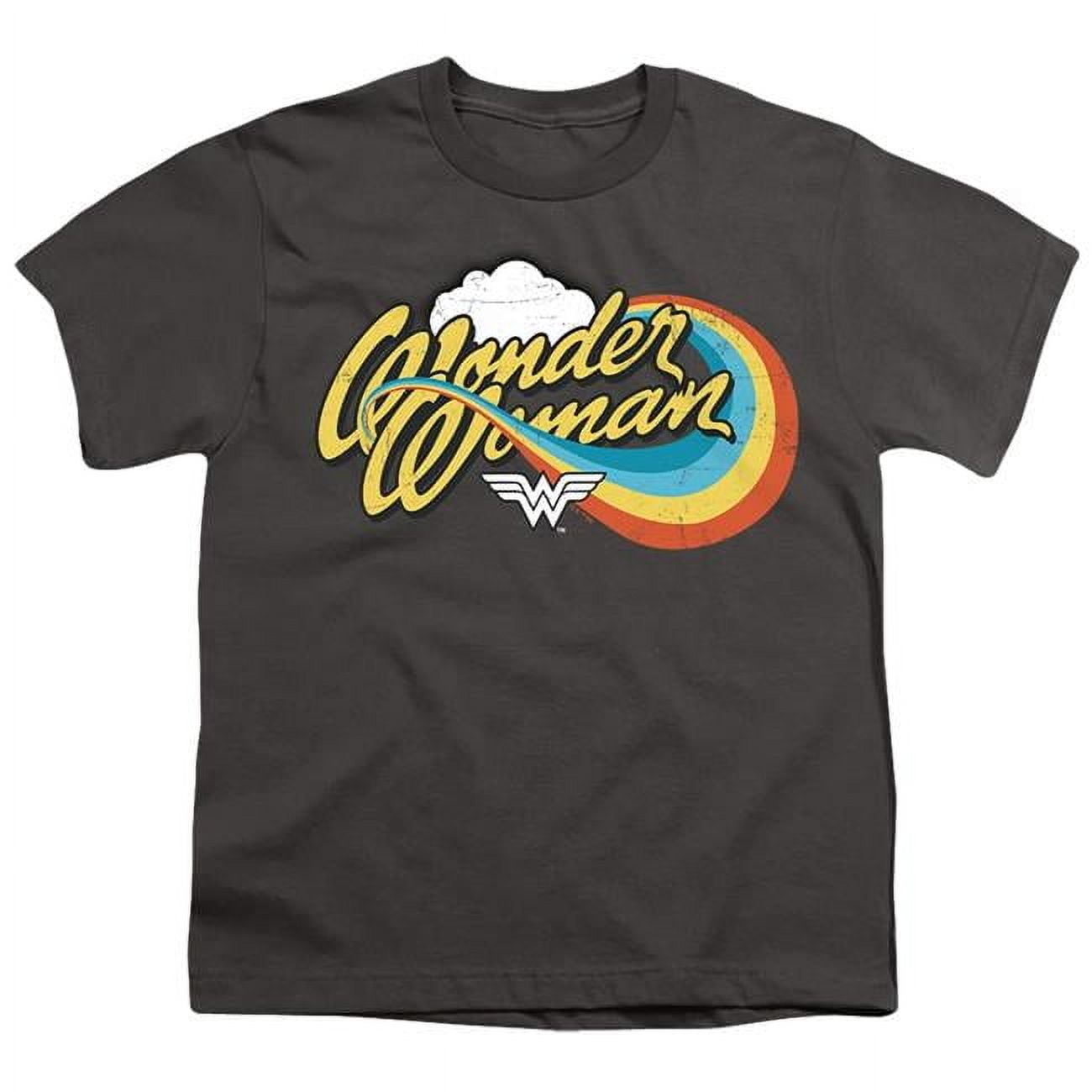 Trevco Sportswear JLA1440-YT-4 Wonder Woman Rainbow 1 Youth Short ...