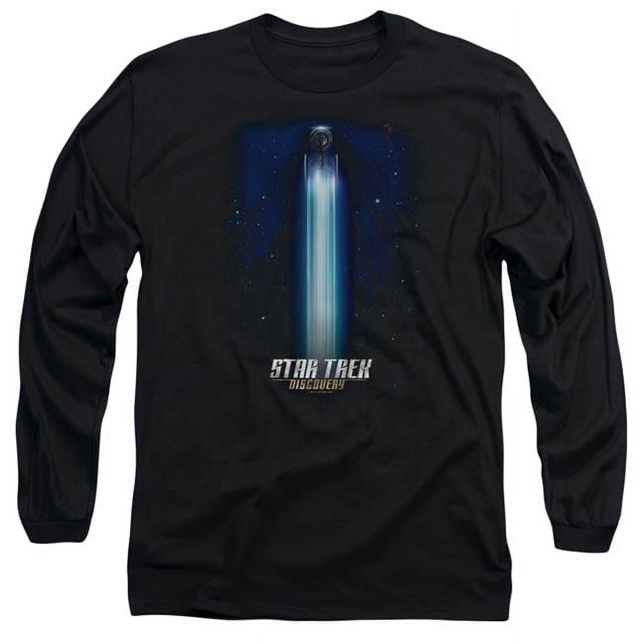 Trevco CBS2300-AL-3 Star Trek Discovery & Beams Adult 18-1 Long Sleeve ...