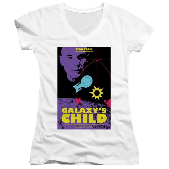 Trevco Star Trek & Tng Season 4 Episode 16 Junior V-Neck Cotton T-Shirt ...