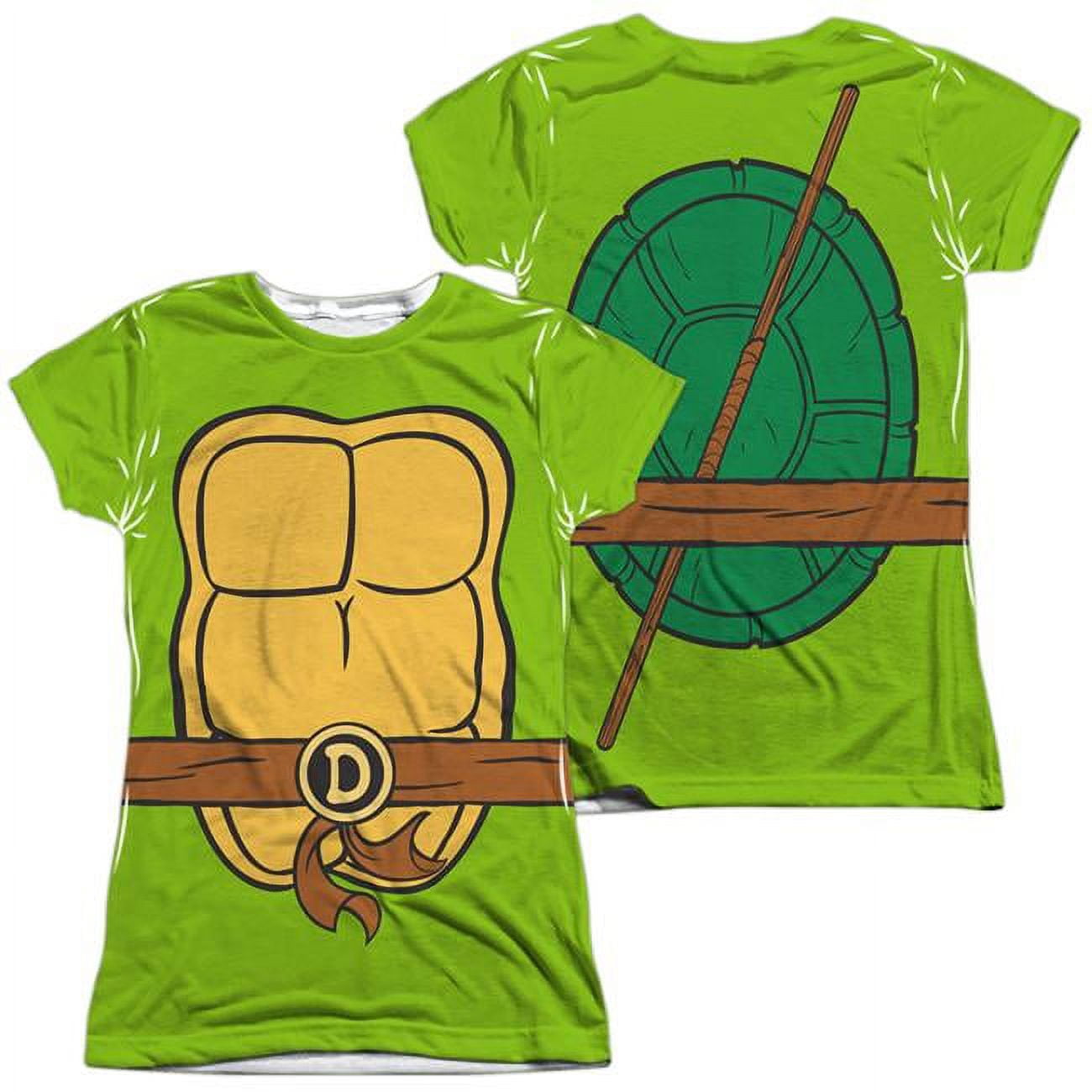 Trevco TMNT & TMNT Donatello Costume Short Sleeve Junior Poly Crew T ...