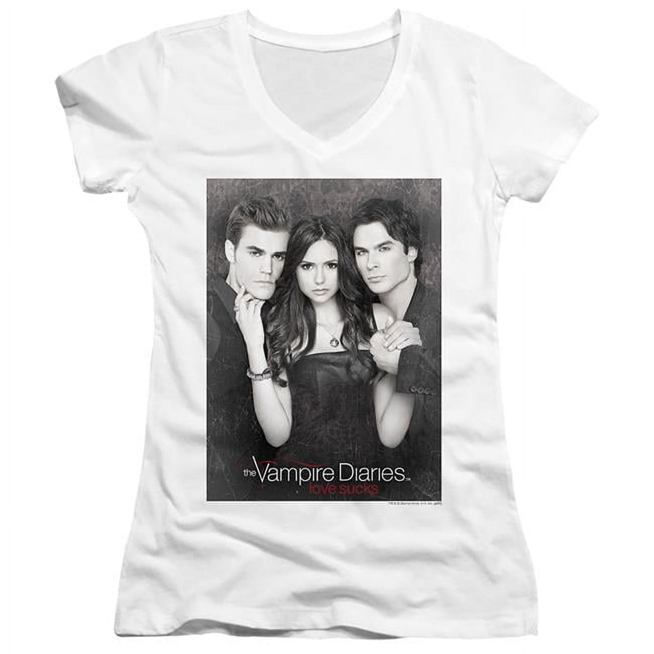 Trevco WBT532-JV-5 Vampire Diaries & That Was Then-Junior V-Neck T ...