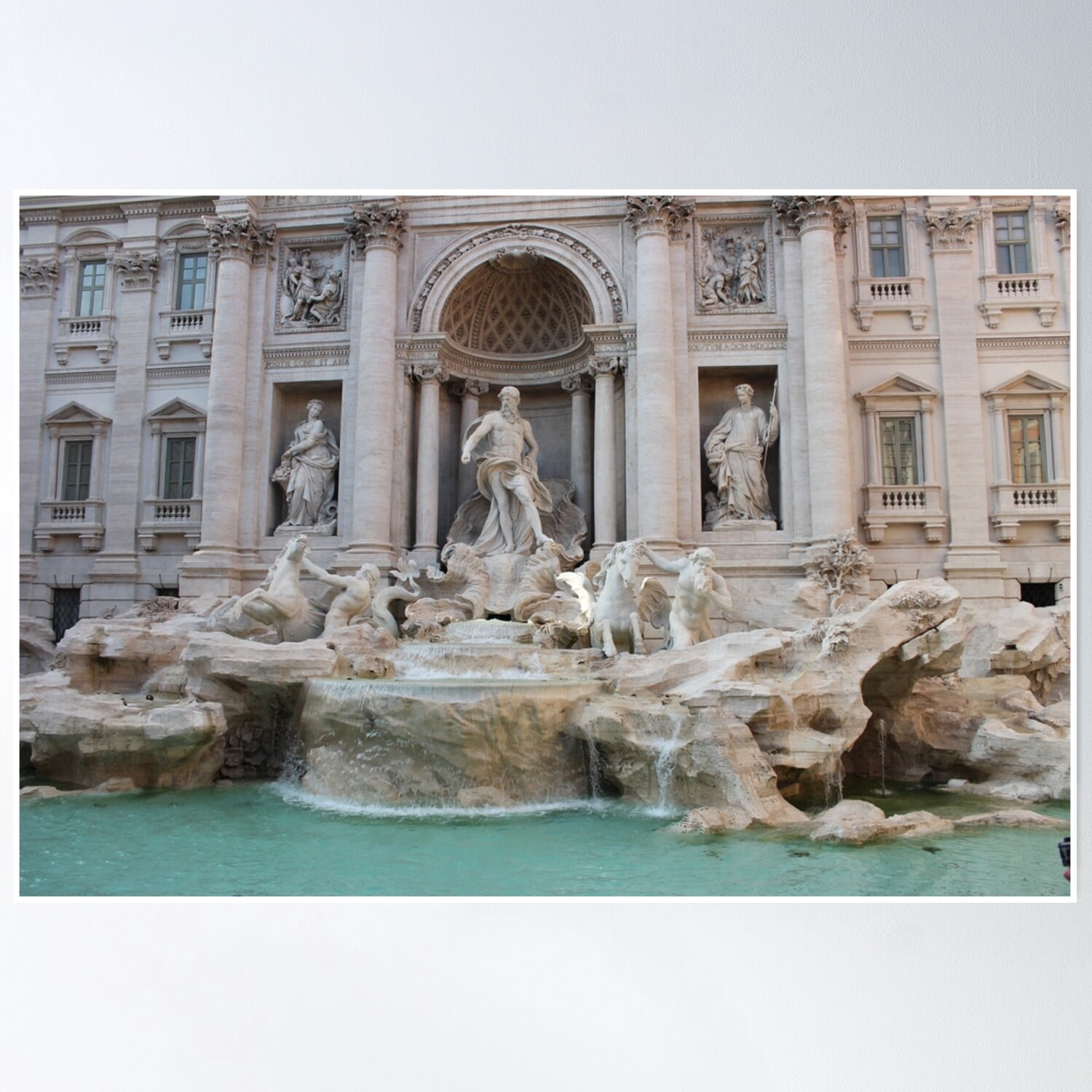 Trevi Fountain - So Beautiful Poster Wall Art, Modern Wall Decor, 16x24 ...