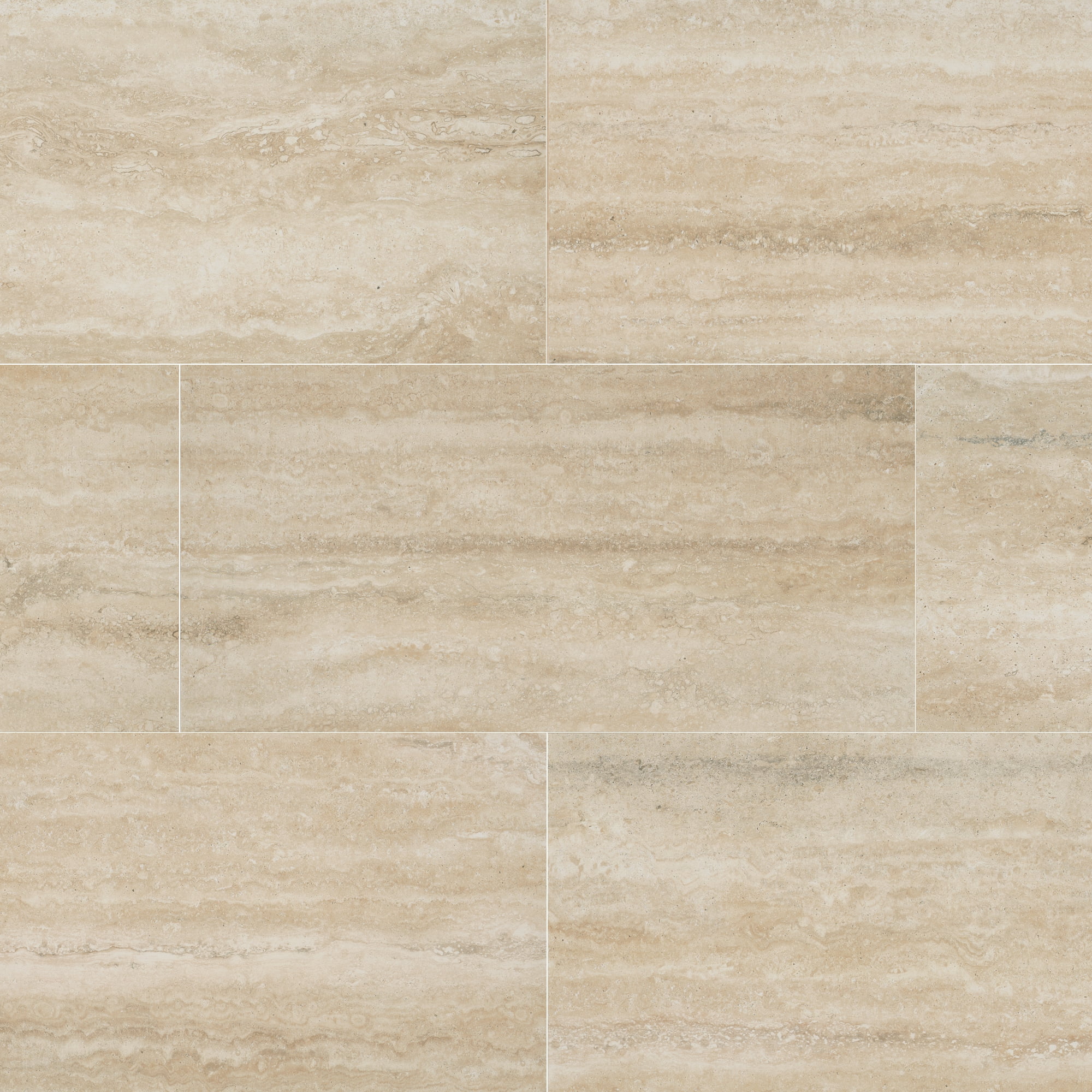 MSI Trevi Sand 12 in. x 24 in. Glazed Porcelain Floor and Wall Tile (16 ...