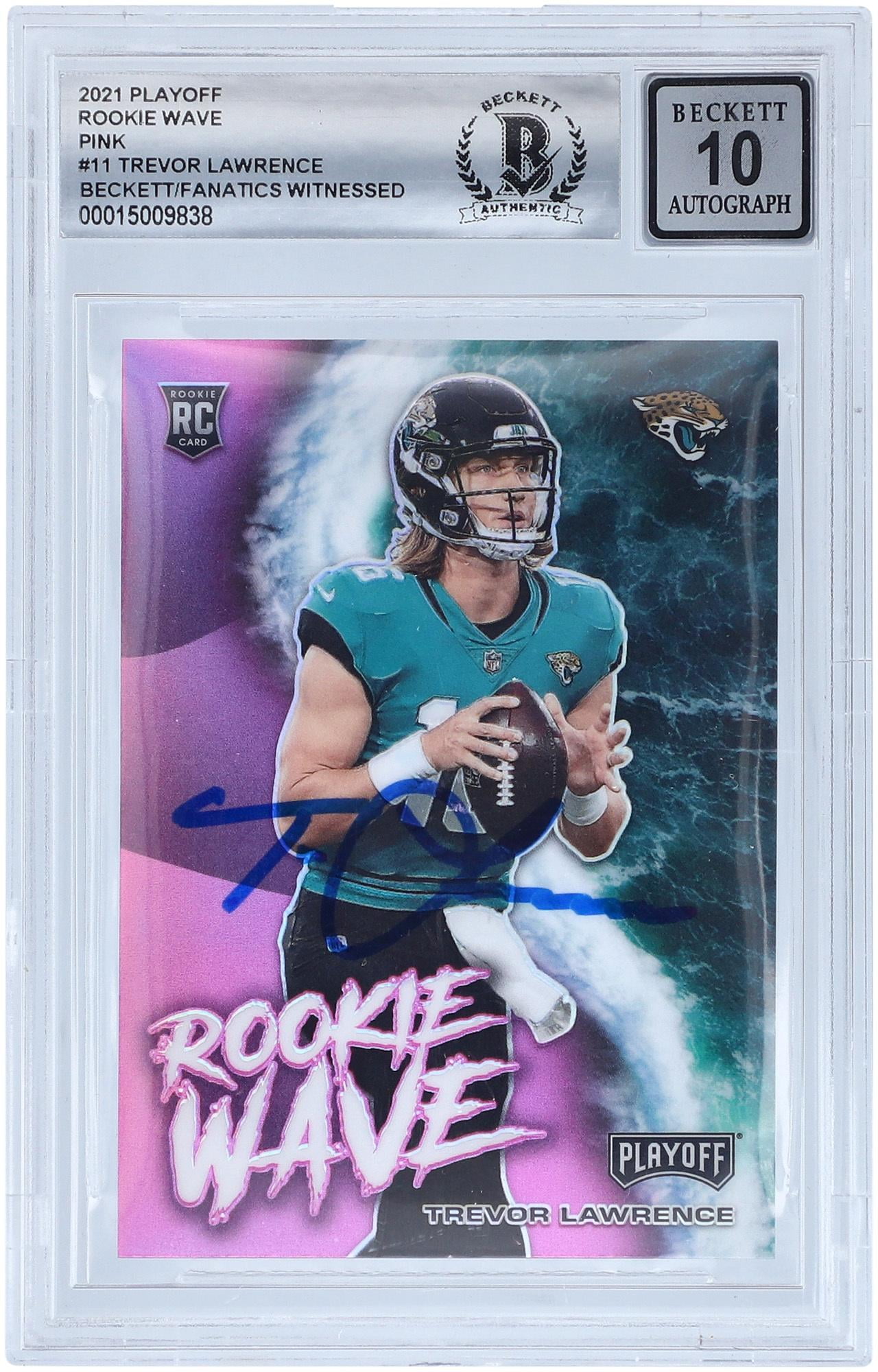 Trevor Lawrence Jacksonville Jaguars Autographed 2021 Panini Playoff ...