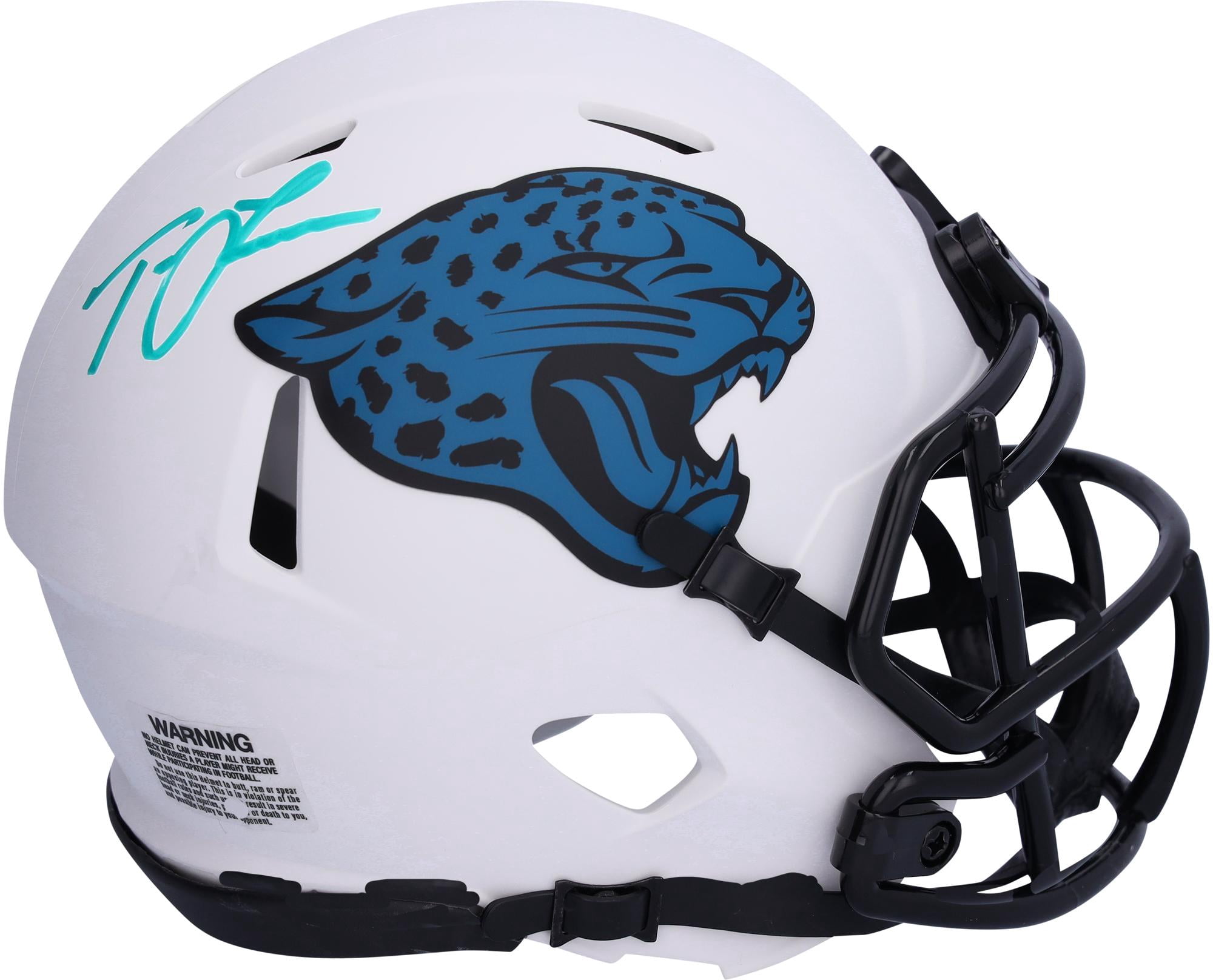 Trevor Lawrence Jacksonville Jaguars Autographed Riddell Lunar Eclipse ...