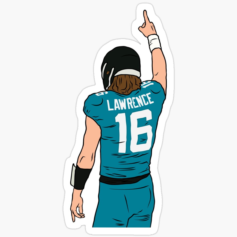 Trevor Lawrence Pointing Up Sticker Phone Decal Water Bottle Stickers ...