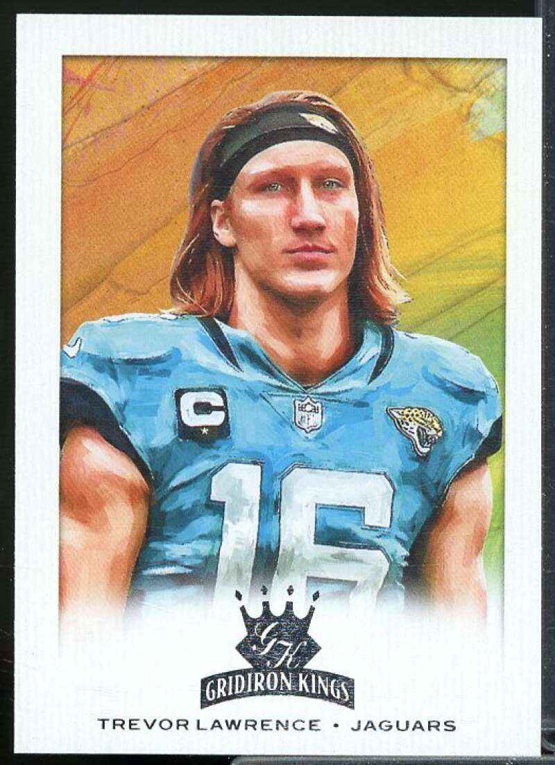 Trevor Lawrence Rookie Card 2021 Donruss Rookie Gridiron Kings #1 ...