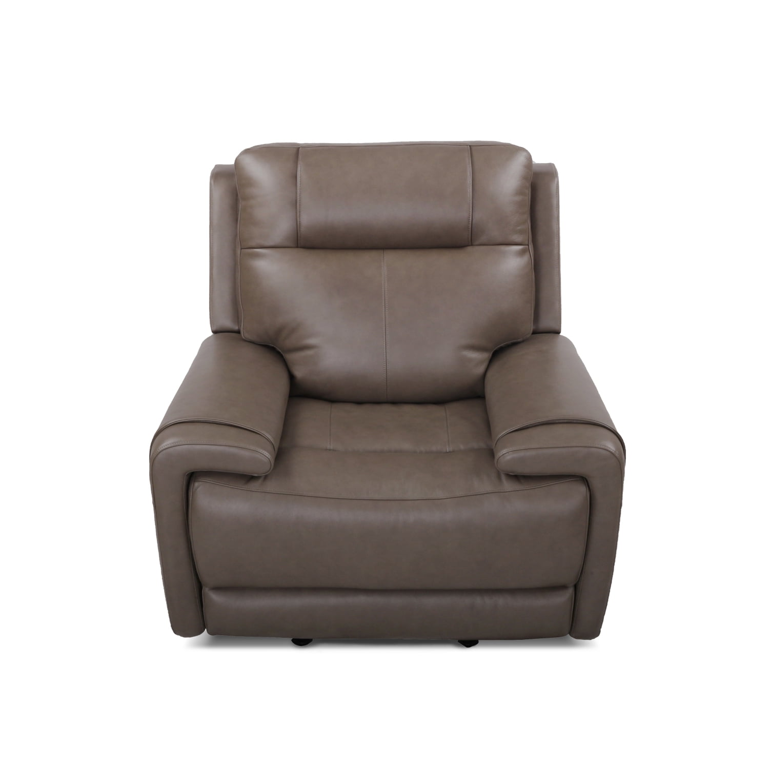 Trevor Triple Power Recliner Genuine Leather Glider Rock Recliner Chair ...