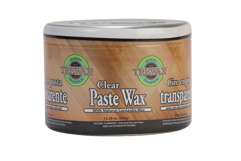 Trewax Clear Paste Floor Wax, Multi-Surface, 12.35 oz, 800 sq. ft ...