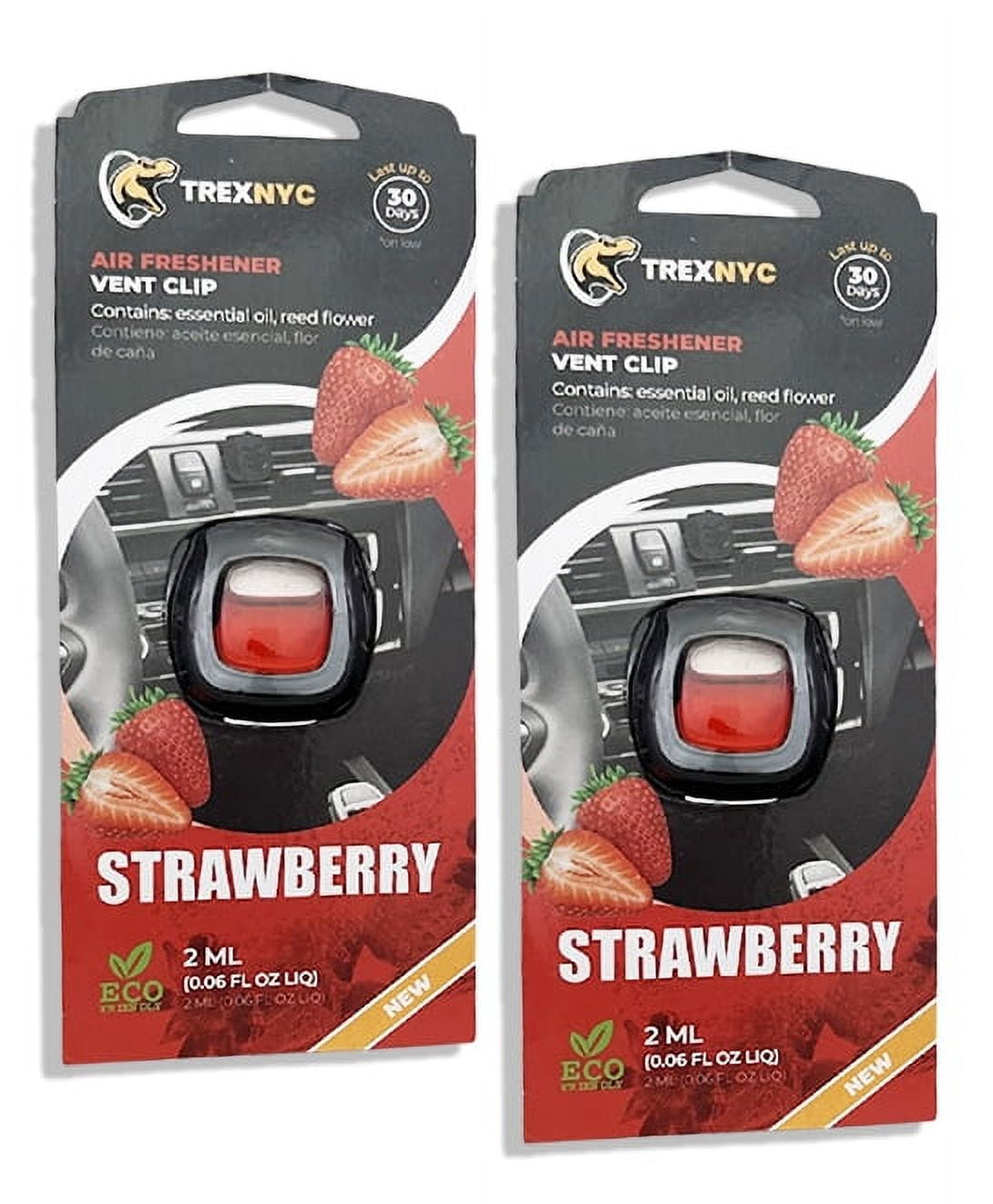 TrexNYC Car Air Fresheners Vent Clips, Essential Car Odor Eliminator ...