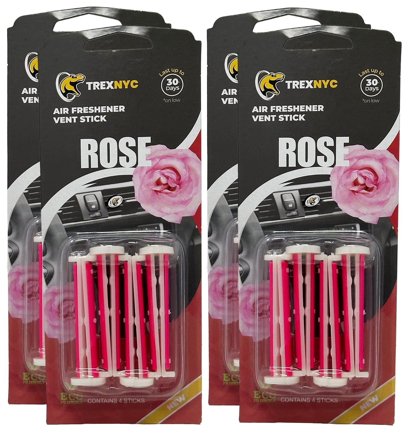TrexNYC Car Air Fresheners Vent Sticks, Essential Car Odor Eliminator ...