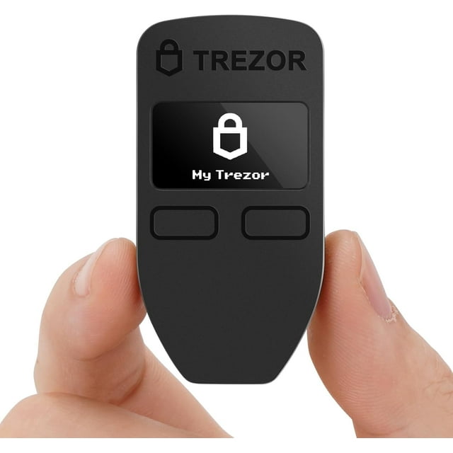 Trezor One Hardware Wallet - Secure Cryptocurrency Cold Storage for ...