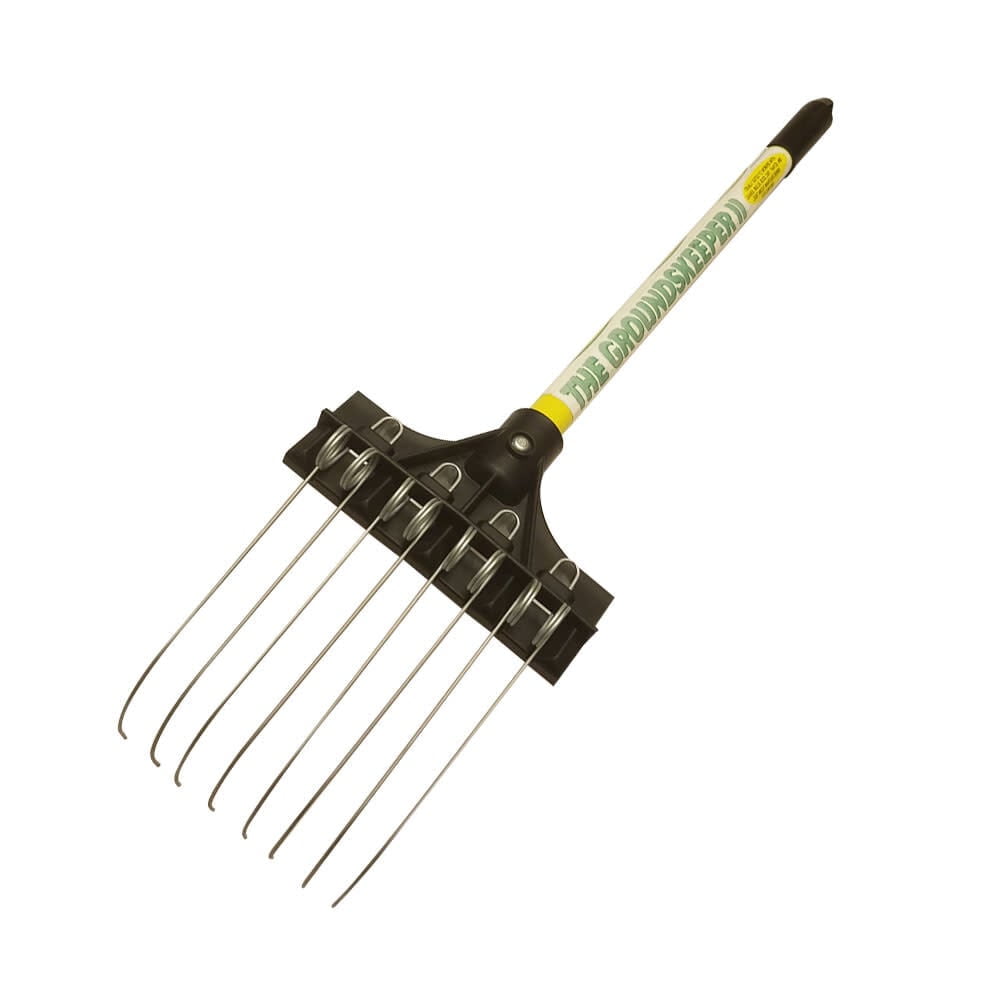 Trg Inc Groundskeeper II 6In Gardener Rake for Lawn, Yard, Backyard ...