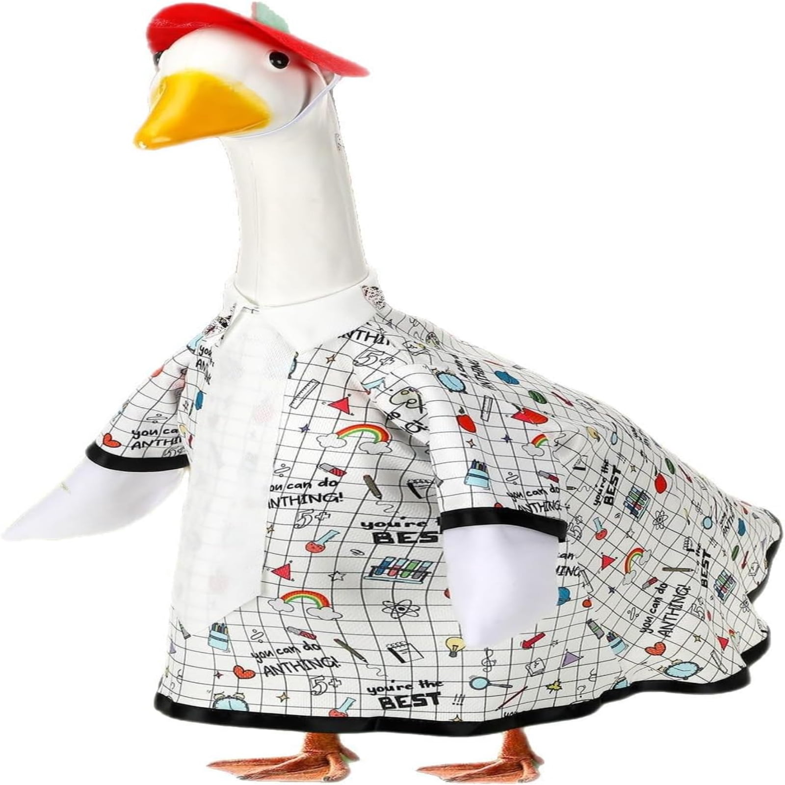 Trglemdw Interesting Back to School Porch Goose Costume, First Day ...