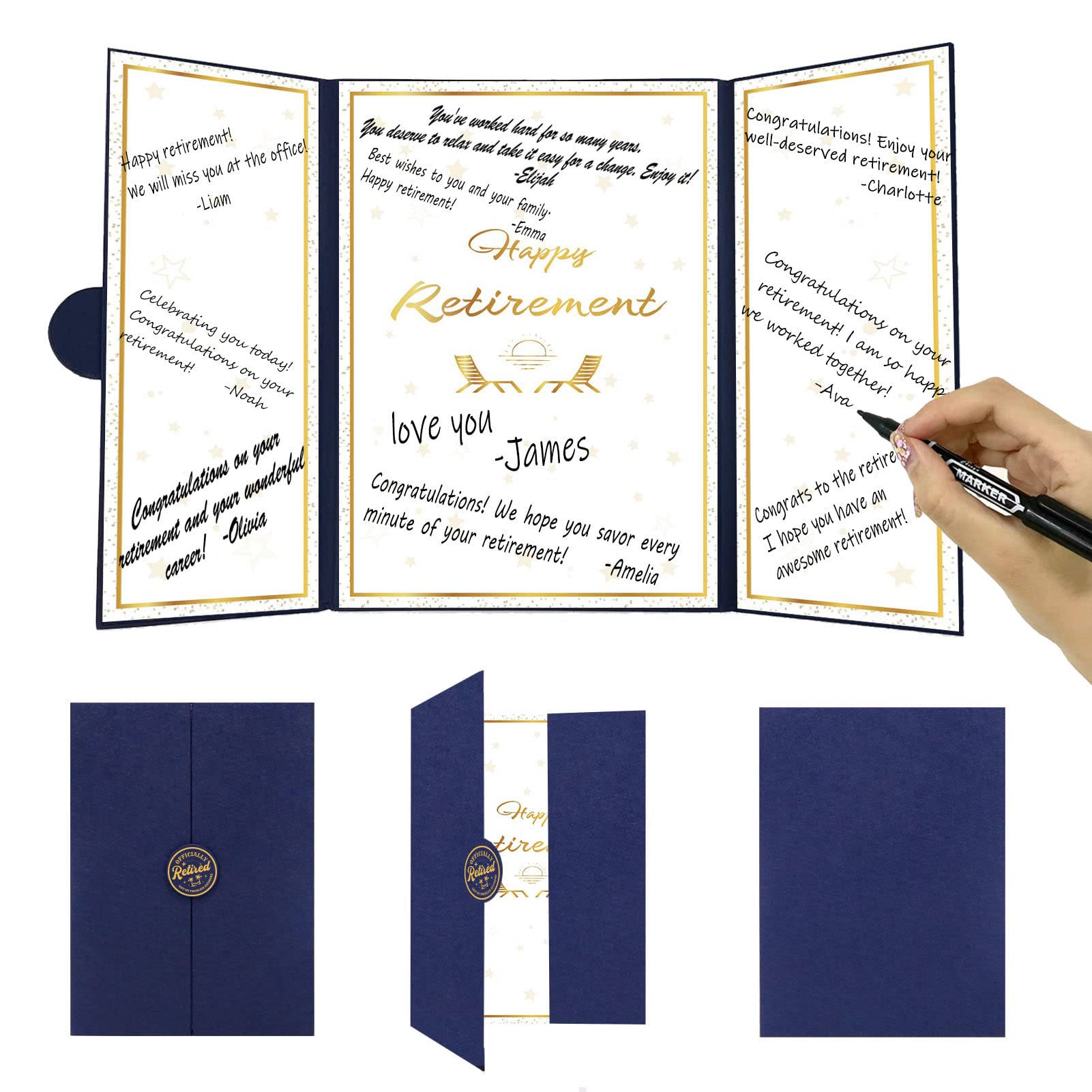 Trgowaul Retirement Party CORNET Decorations, Happy Retirement Guest ...