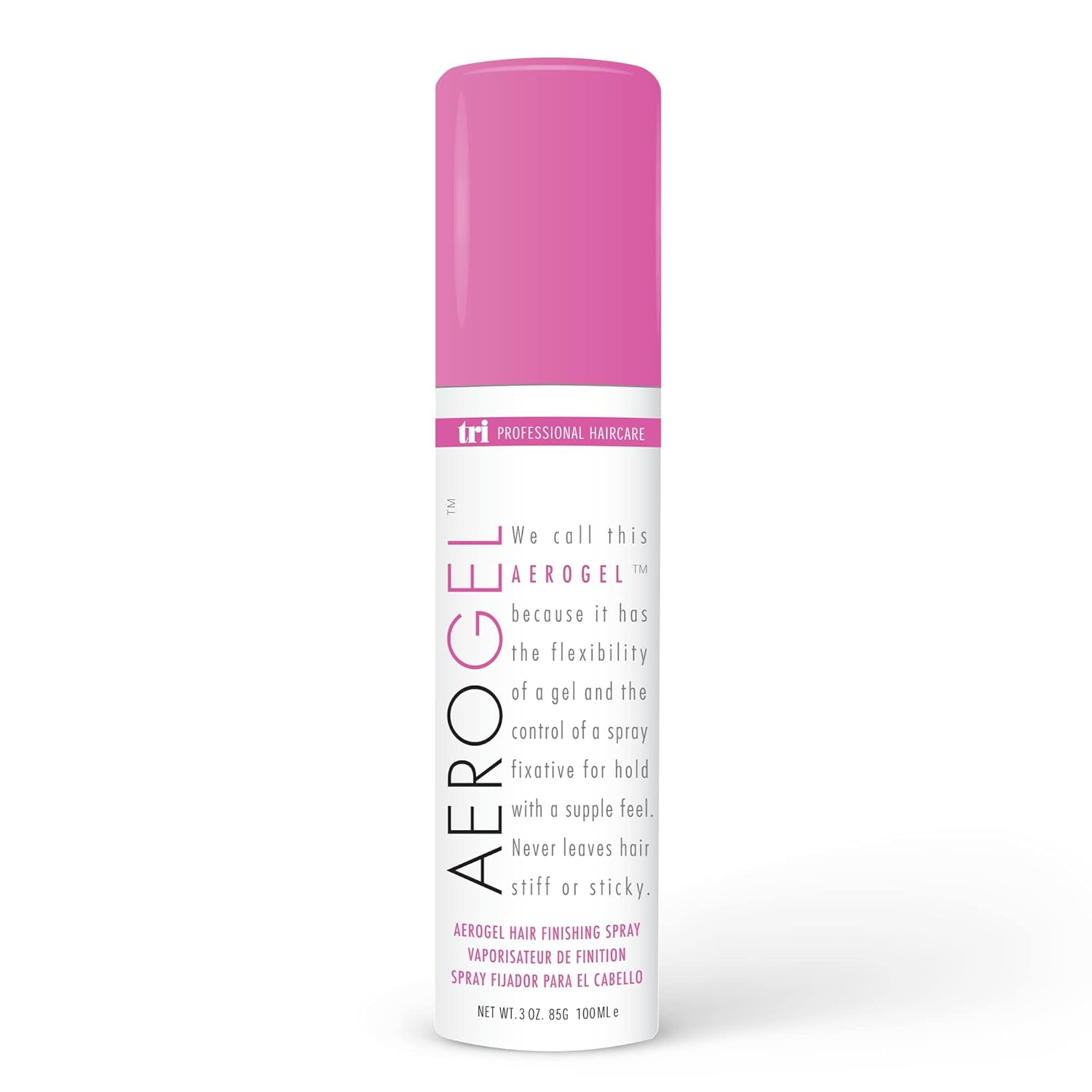 TRI Aerogel Hair Spray - Extra Hold, Free & Clear Hairspray Firm Hold ...