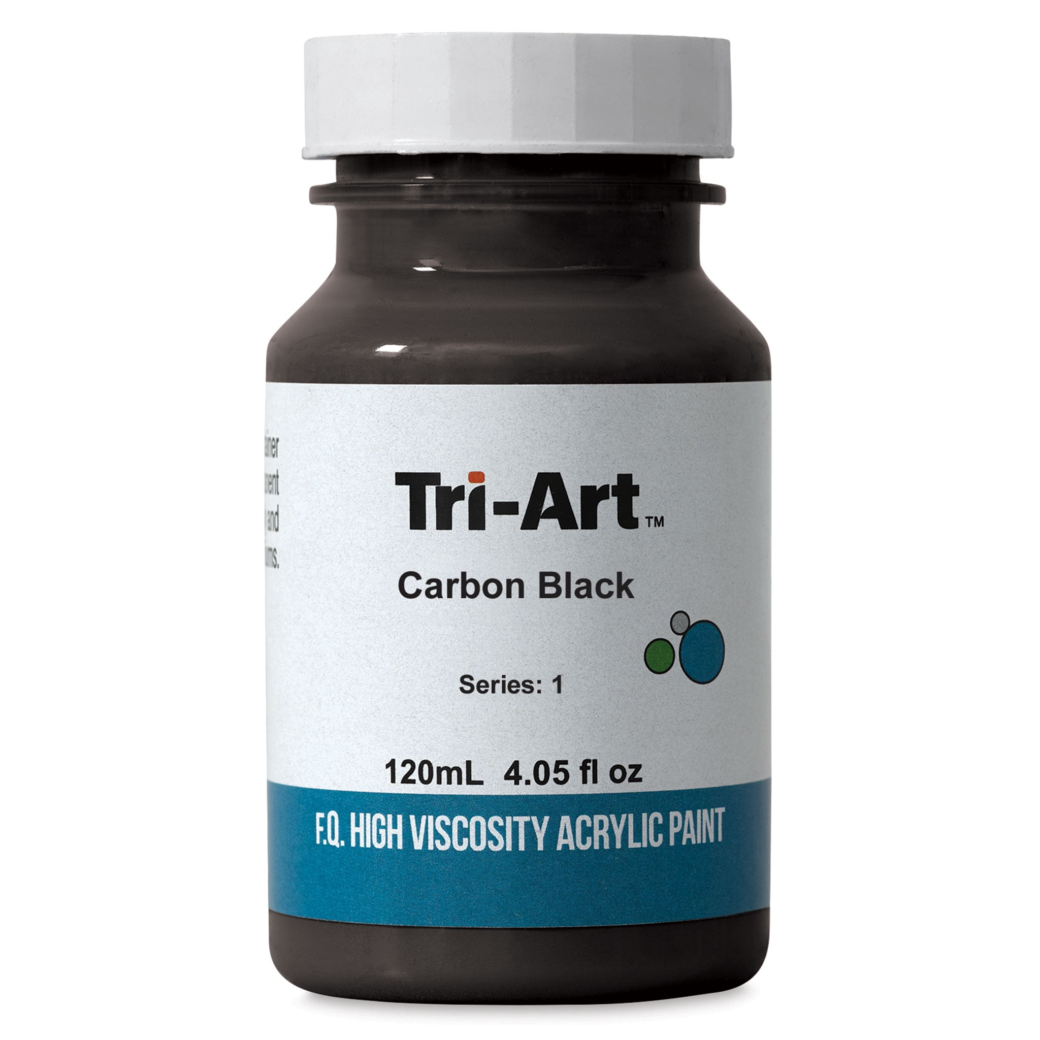 Tri-Art High Viscosity Artist Acrylic - Carbon Black, 120 ml jar ...