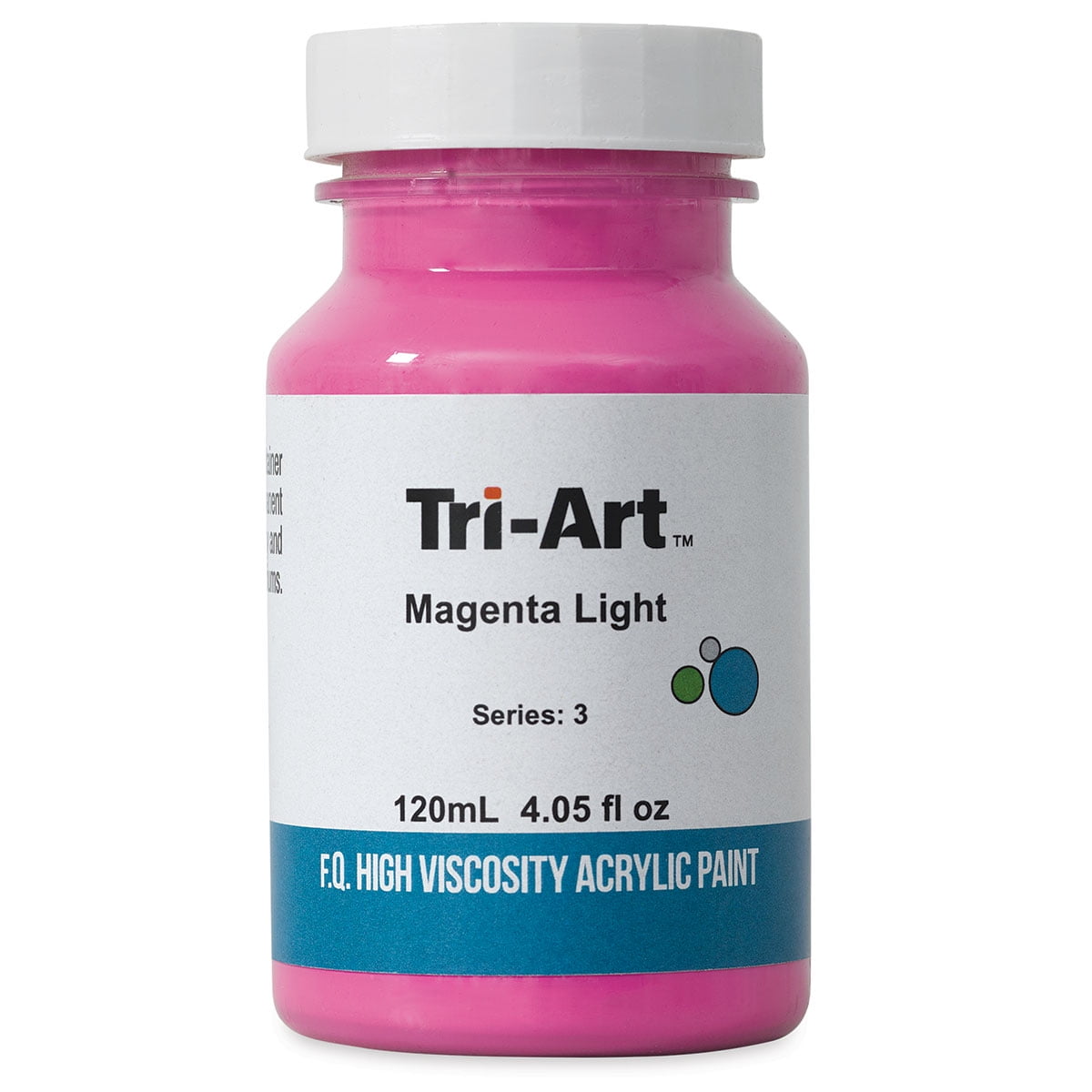 Tri-Art High Viscosity Artist Acrylic - Magenta Light, 120 ml jar ...