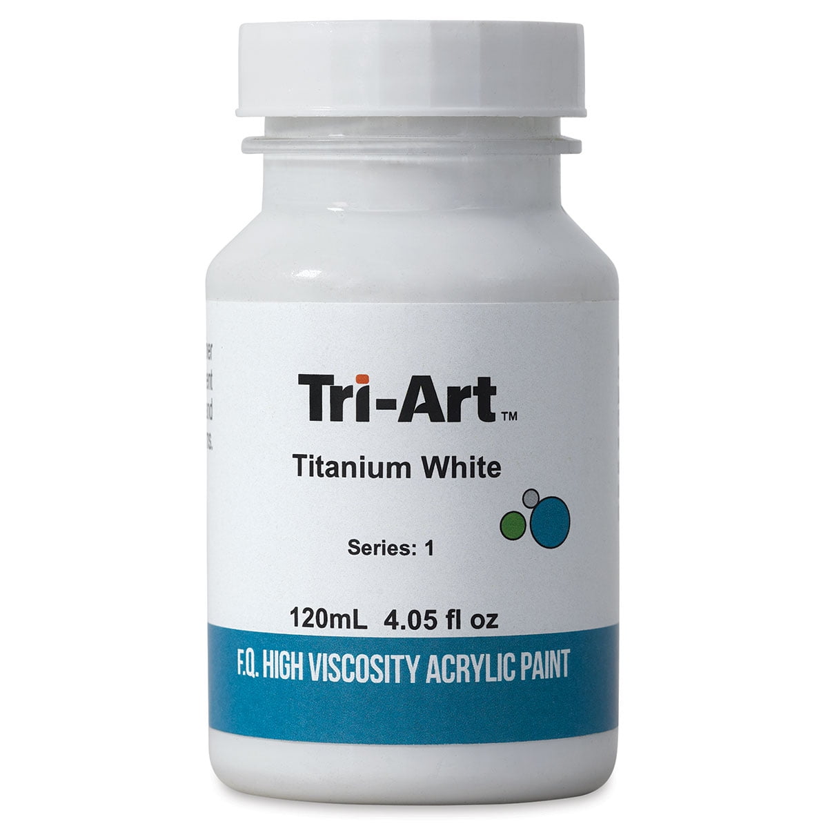 Tri-Art High Viscosity Artist Acrylic - Titanium White, 120 ml jar ...