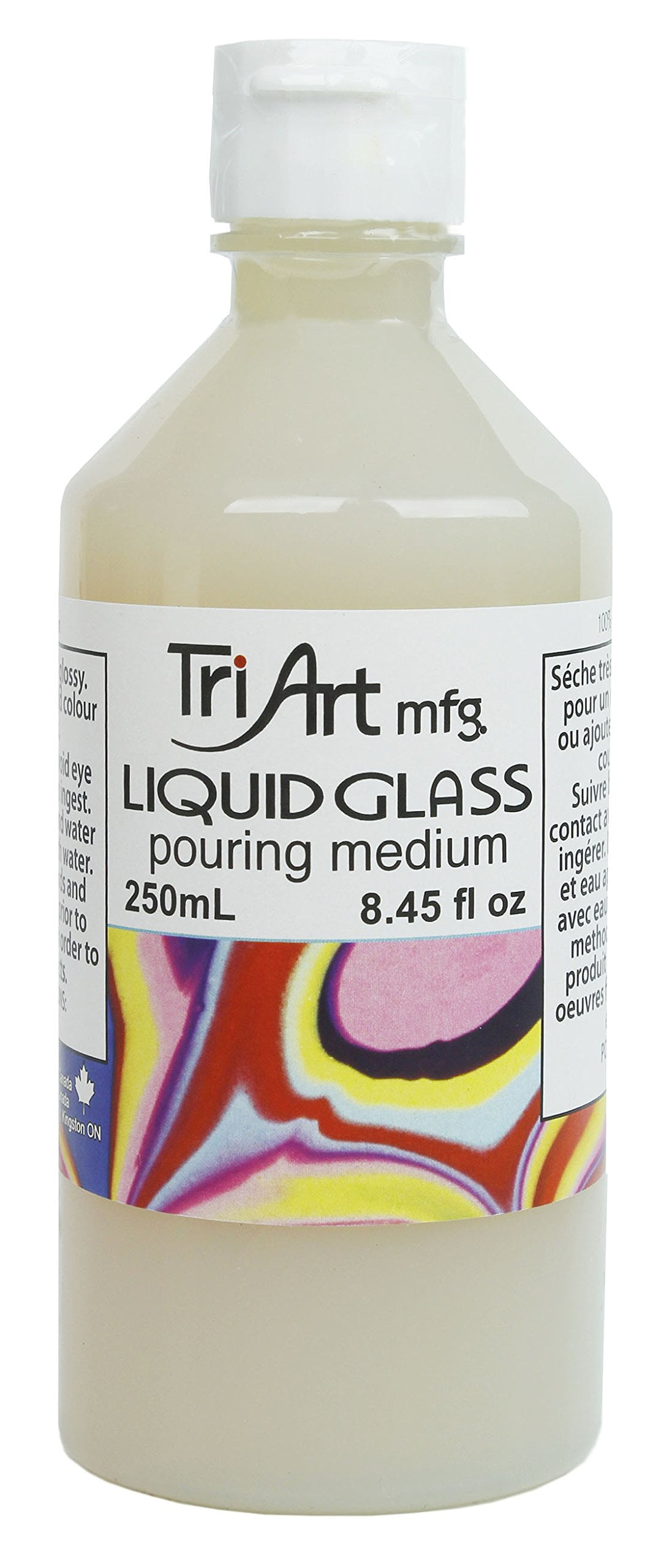 Tri-Art Liquid Acrylic Glass Pouring Medium 250mL, 8.45 Fl Oz (Pack of 1) C51 - Walmart.com