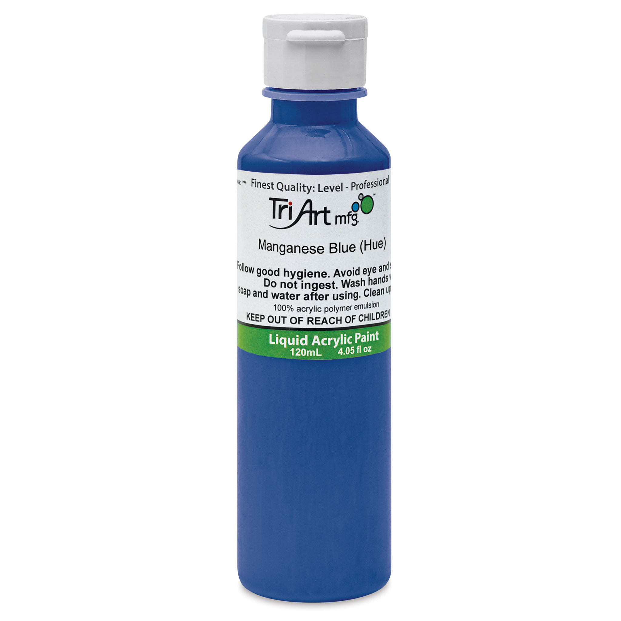 Tri-Art Liquid Artist Acrylics - Manganese Blue Hue, 120 ml bottle ...