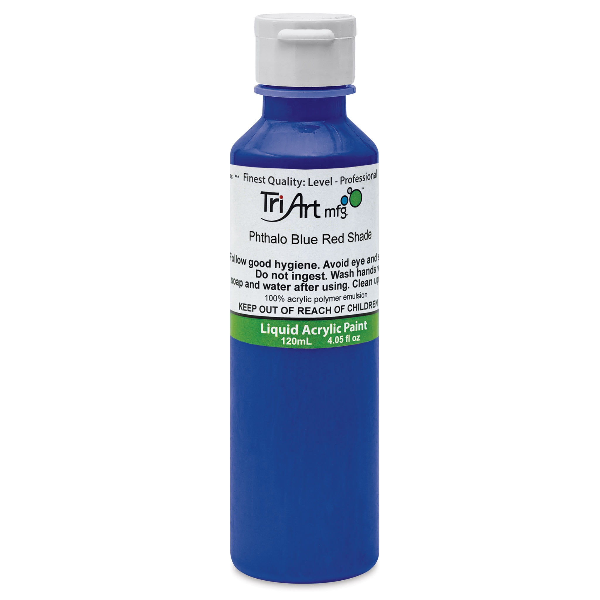 Tri-Art Liquid Artist Acrylics - Phthalo Blue Red Shade, 120 ml bottle ...