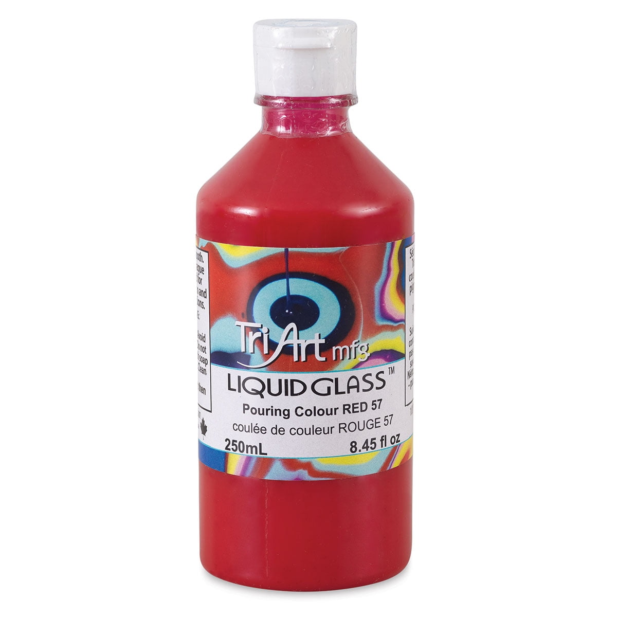 Tri-Art Liquid Glass Acrylic Pouring Color - Red, 250 ml - Walmart.com