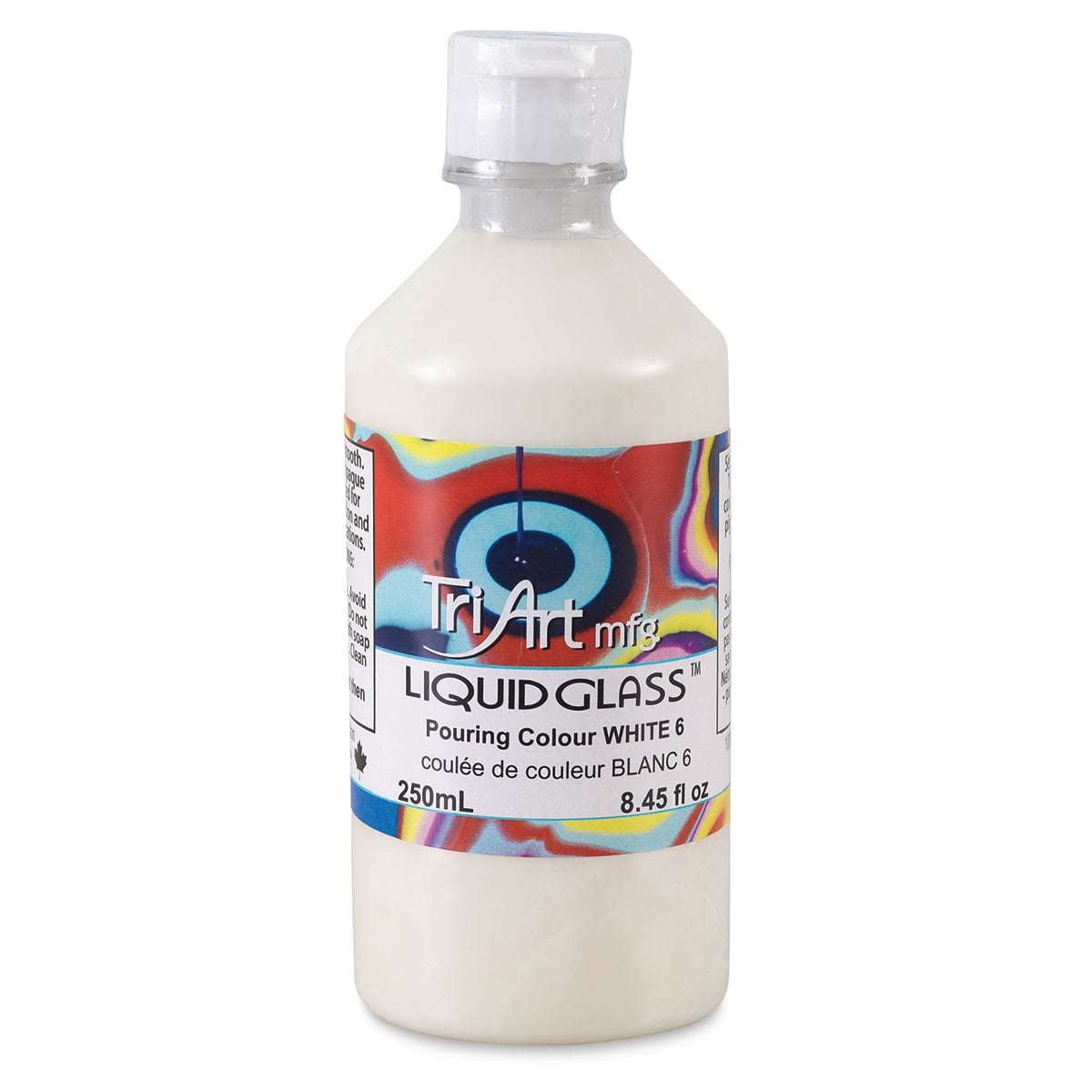 Tri-Art Liquid Glass Acrylic Pouring Color - White, 250 ml - Walmart.com