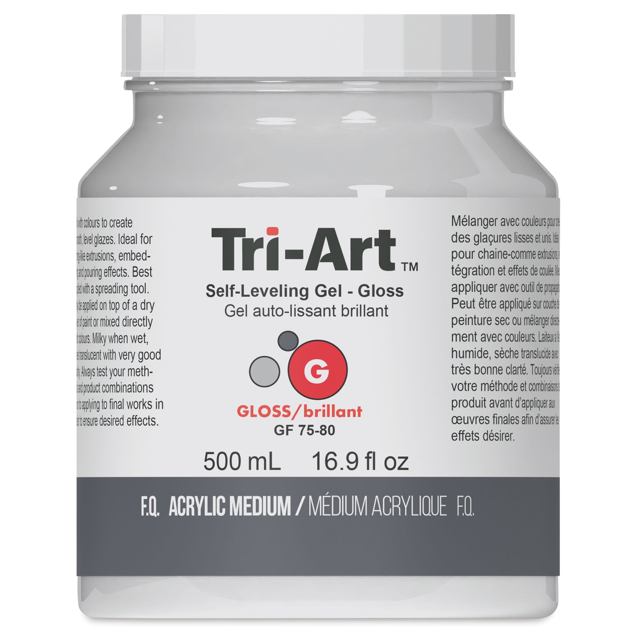 Tri-Art Self-Leveling Gel Medium - Gloss, 500 ml - Walmart.com