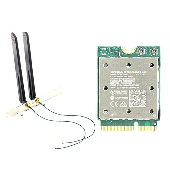 Tri Band WiFi7 QCNCM865 Wireless WiFi Card Bluetooth 5.4 2.4G/5G/6Ghz ...