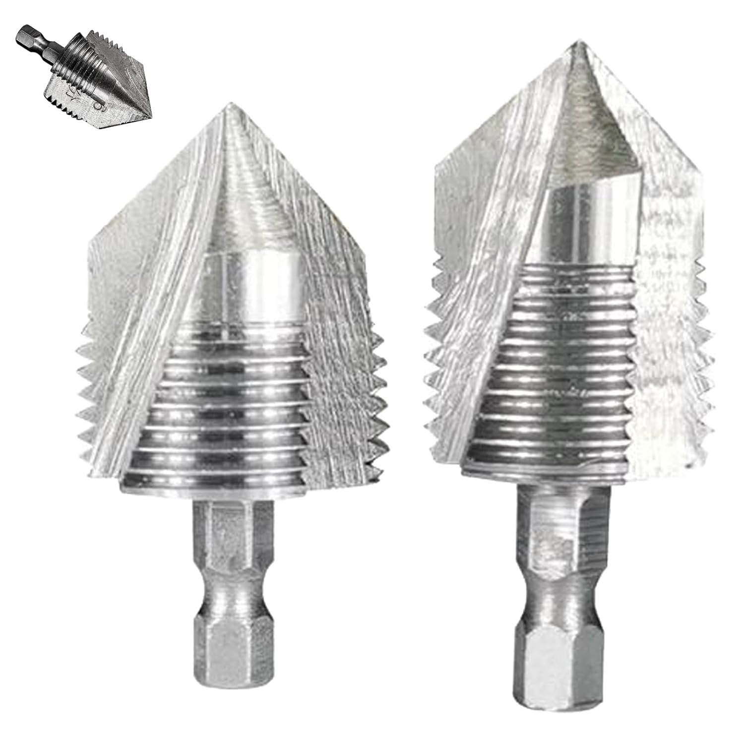 Tri-Blade Tap Bit for Drilling, Tapping, Countersinking, 1/2inch 3 ...