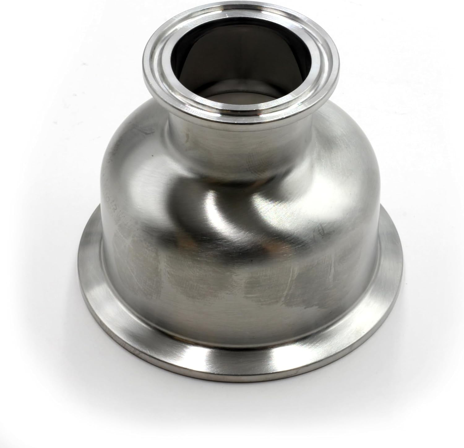 Tri Clamp 1.5" to 3" Hemispherical Bowl Reducers Sanitary Fittings 304 ...