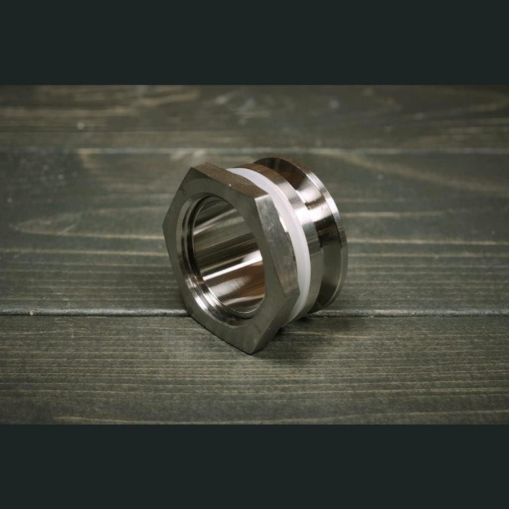 Tri-Clamp Bulkhead Adapter - Weldless Bulkhead Compression Fitting ...