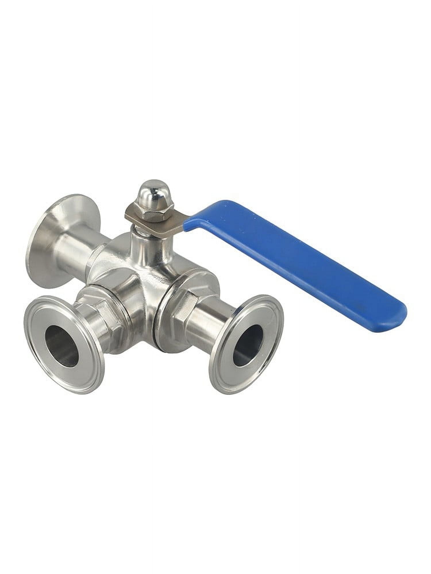 Tri Clamp Sanitary Ball Valve, 3-Way Ball Valve T-Port Stainless Steel ...