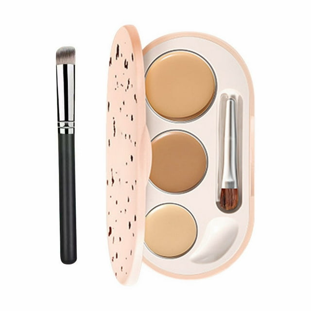 Tri Color Concealer To Cover Black Eye Facial Brighten Skin Color And ...