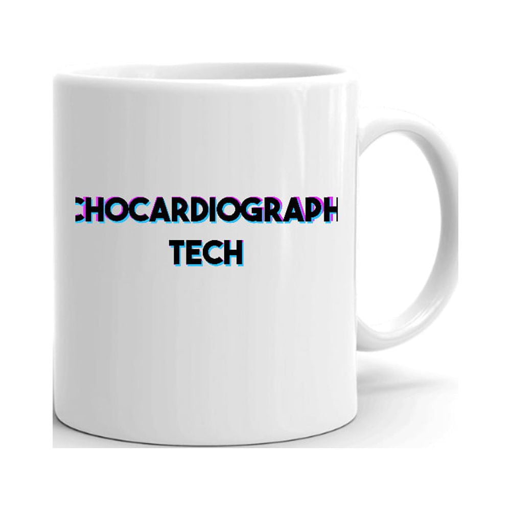 Tri Color Echocardiography Tech Ceramic Dishwasher And Microwave Safe ...