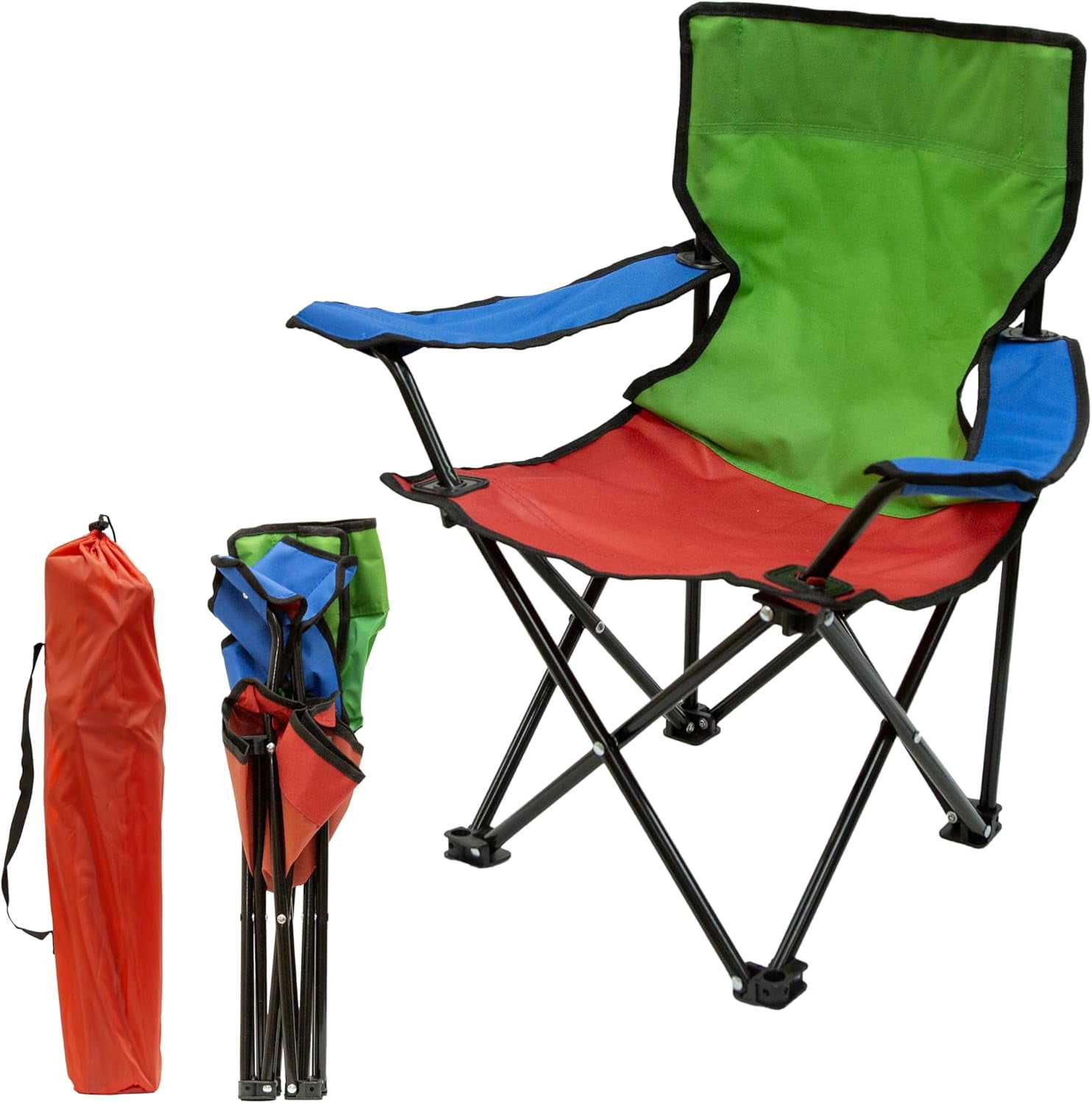 Tri-Color Kids Super Duper Folding Chair (56134) - Walmart.com